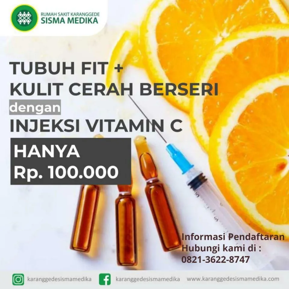 Tubuh Fit dan Kulit Cerah Berseri dengan Injeksi Vitamin C - Rumah ...