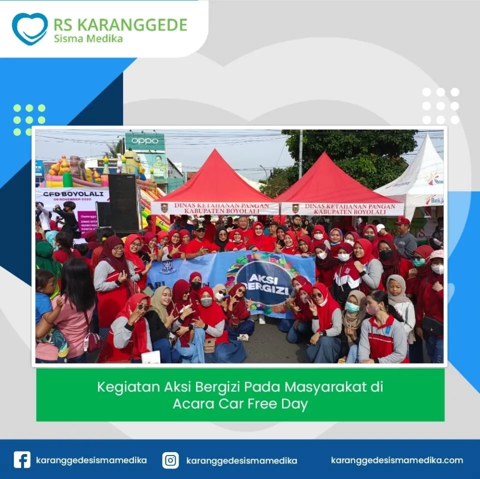 Kegiatan Aksi Bergizi Pada Masyarakat di Acara Car Free Day