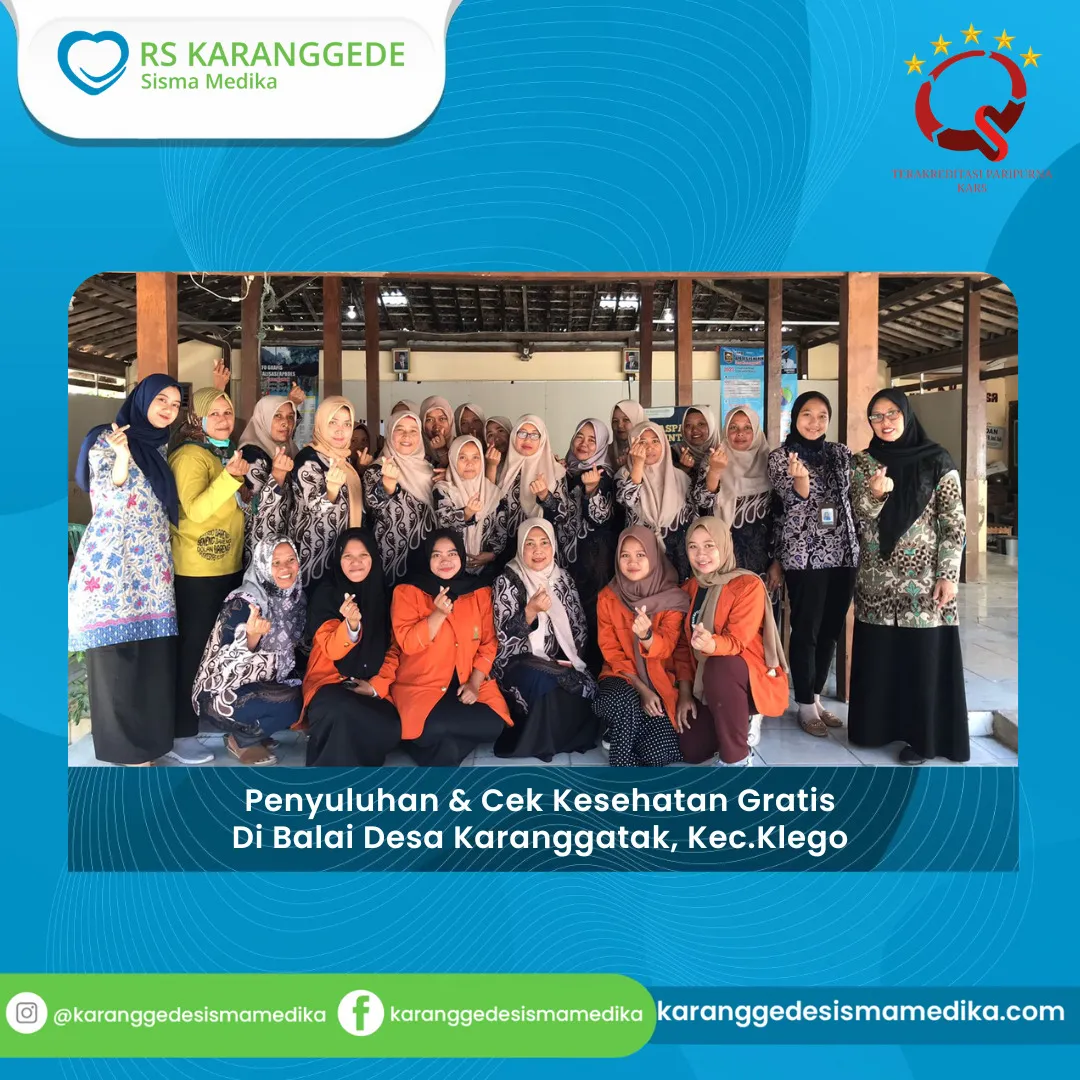 Penyuluhan & Cek Kesehatan Gratis di Balai Desa Karanggatak, Kec. Klego - Rumah Sakit Karanggede ...