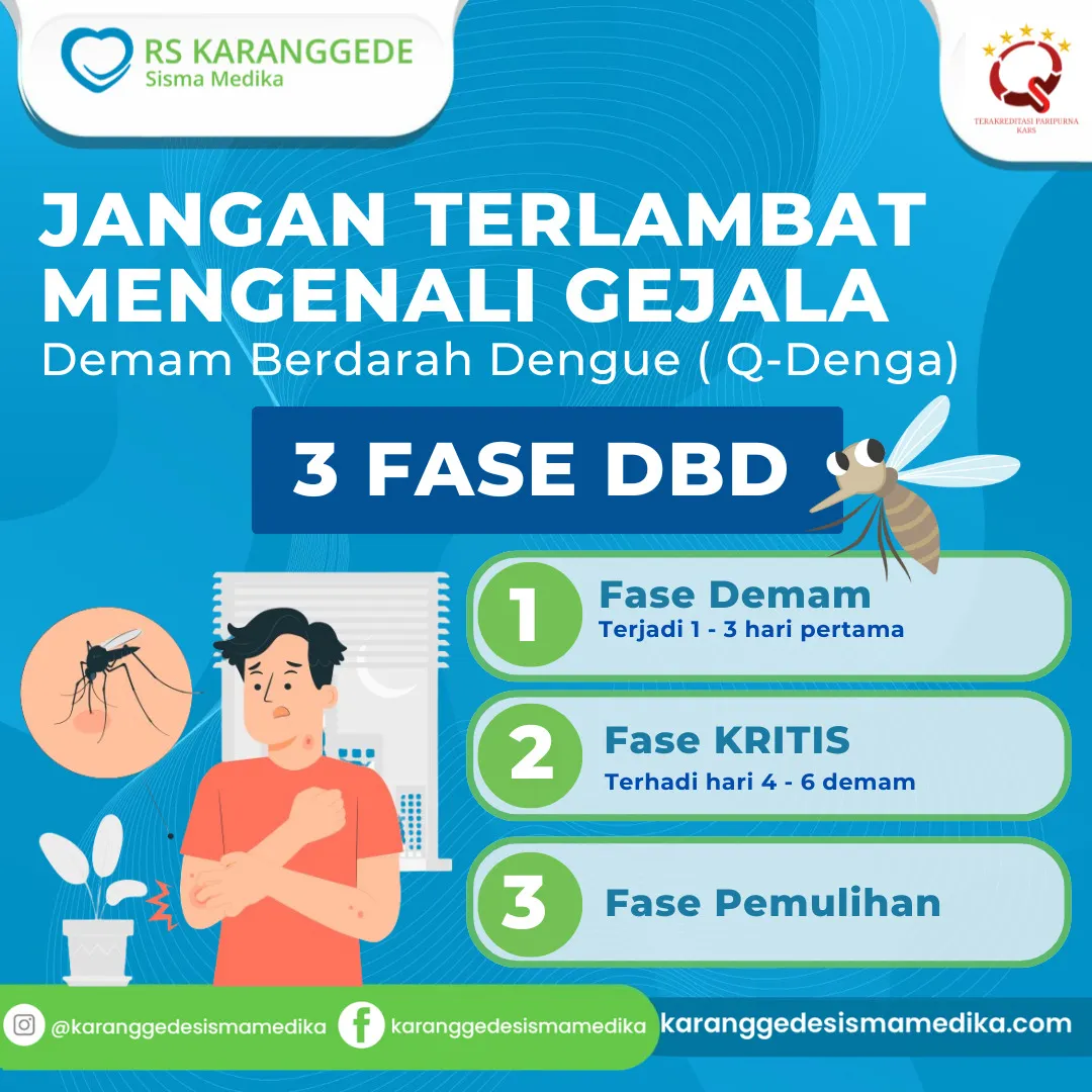 Jangan Terlambat Mengenali Gejala DBD (Demam Berdarah Dengue) - Rumah Sakit Karanggede Sismamedika