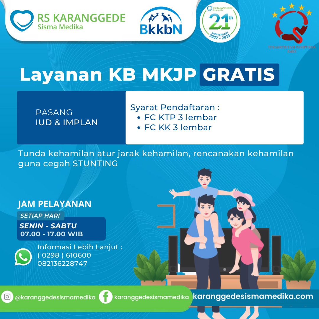 Layanan KB MKJP Gratis - Rumah Sakit Karanggede Sismamedika